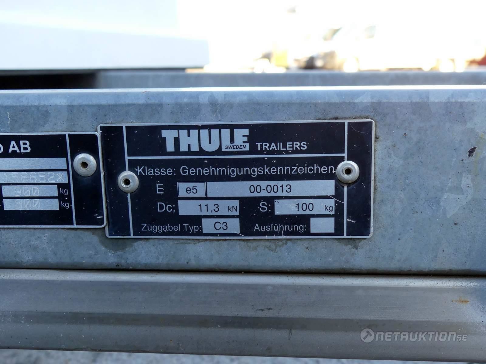 Netauktion - Till salu via auktion Skåpsläp, Thule -13 (OBB989)