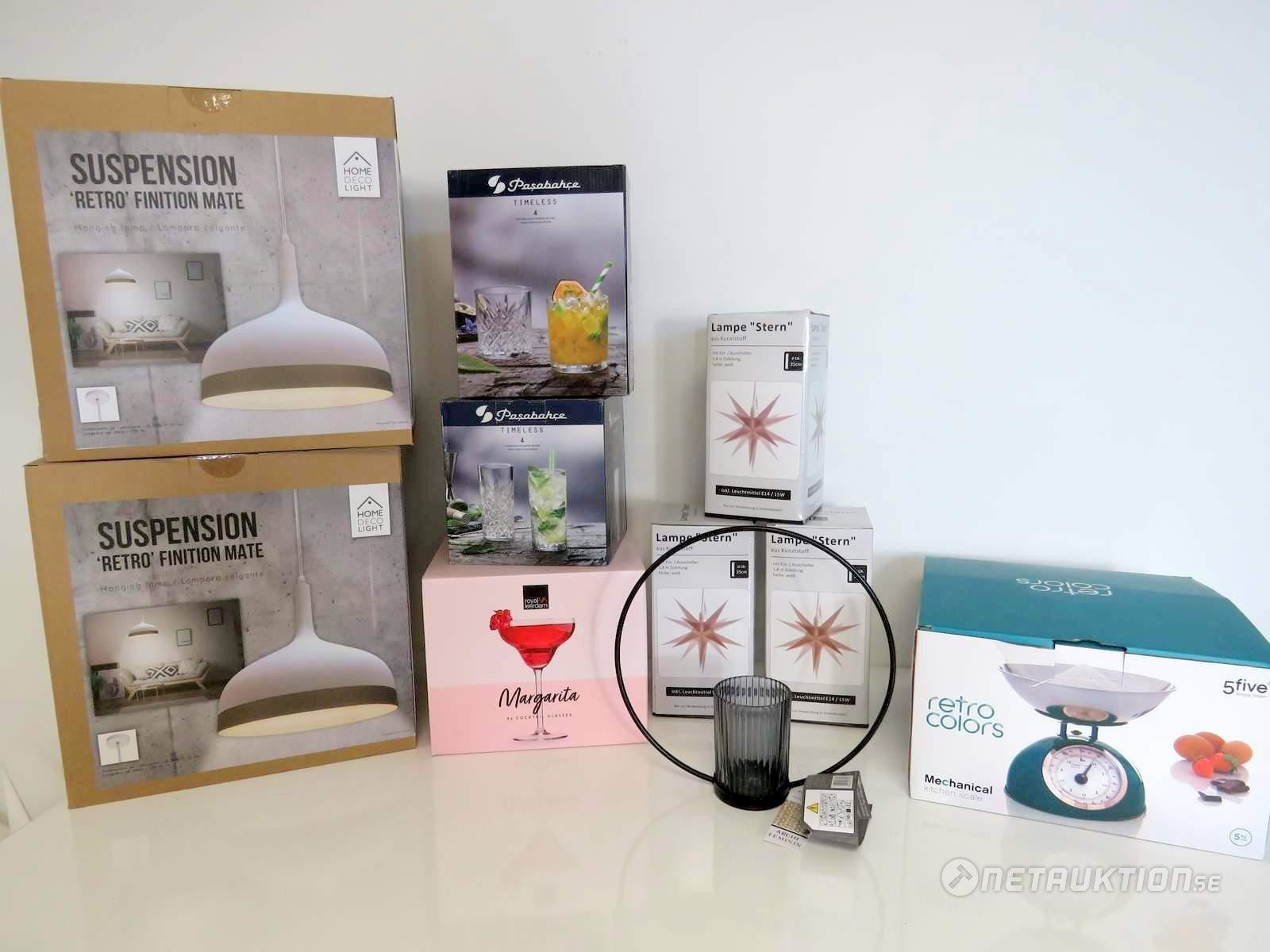 Netauktion - Heminredning, 22 delar (nytt)