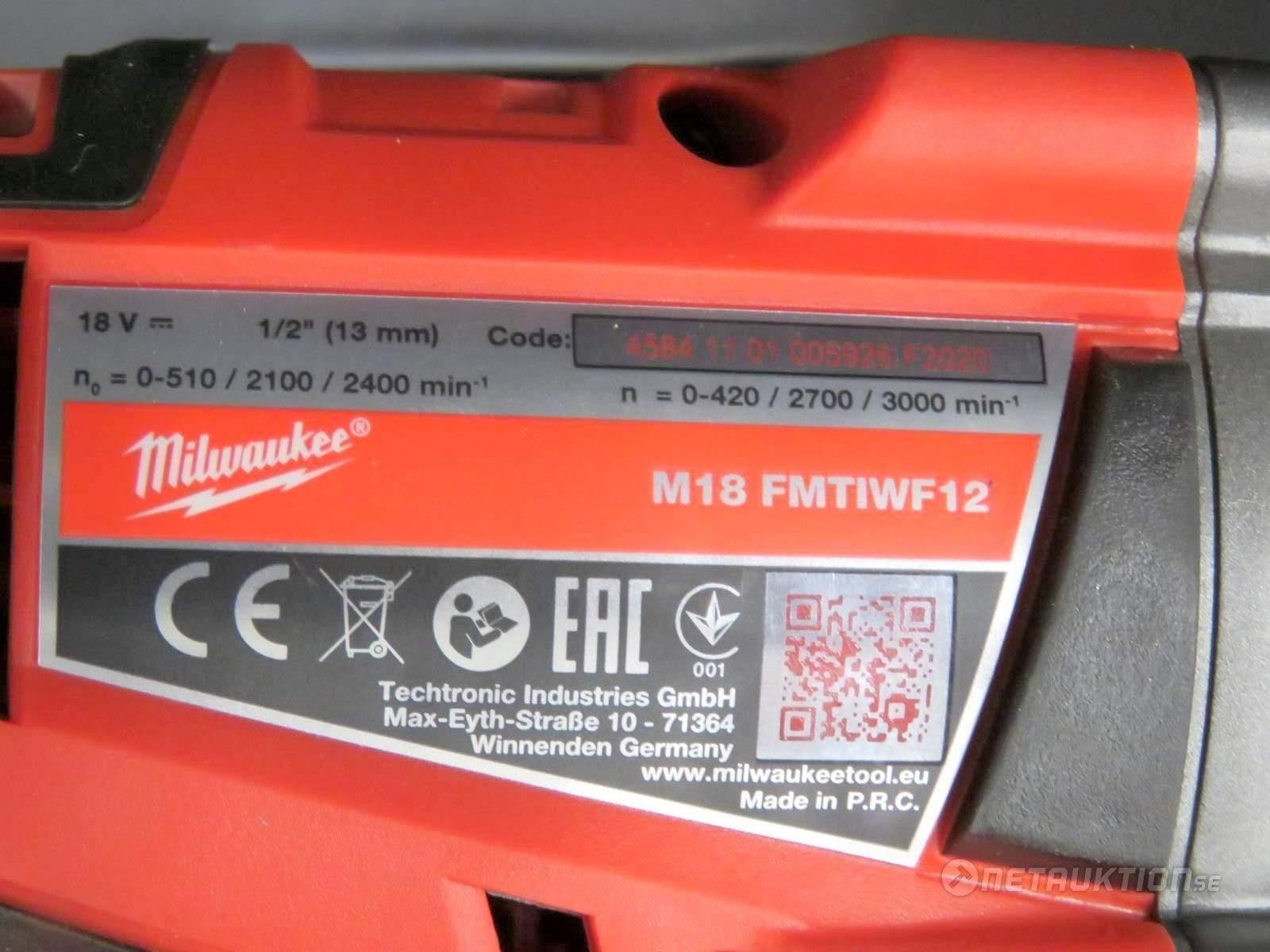 Netauktion - Mutterdragare Milwaukee