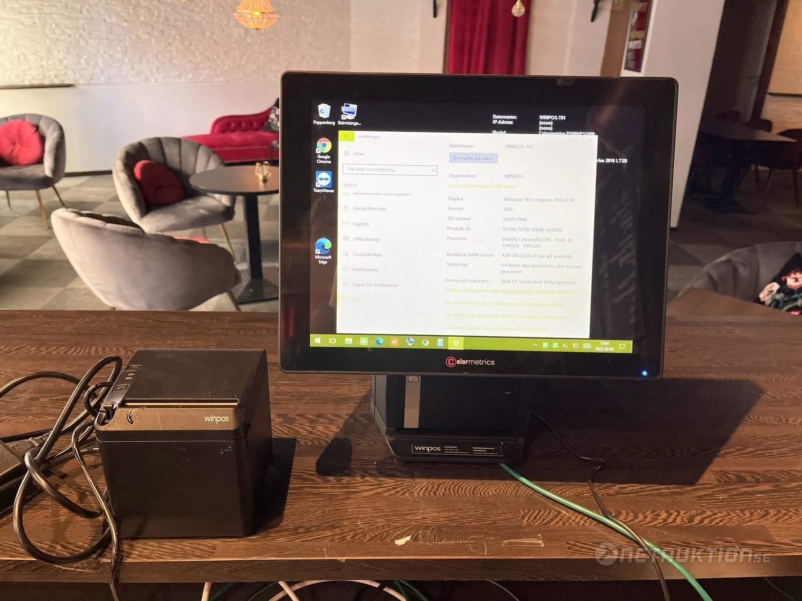 Netauktion - Kassasystem Colormetrics