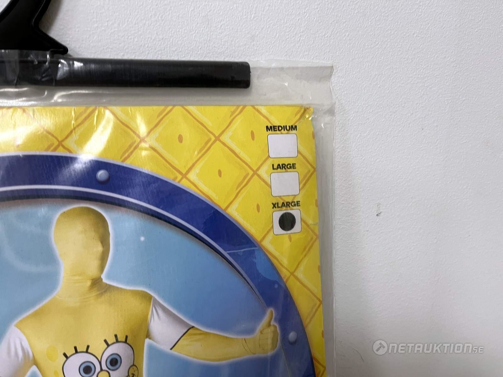 Netauktion - Svampbob fyrkant kostym, 2st x XL