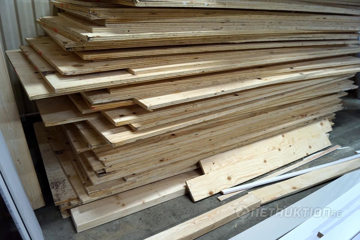 Netauktion - Plywoodskivor, ca 190x90cm