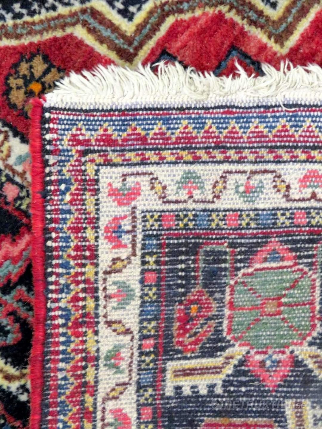 Netauktion - Handknuten matta, ca 222x138 cm