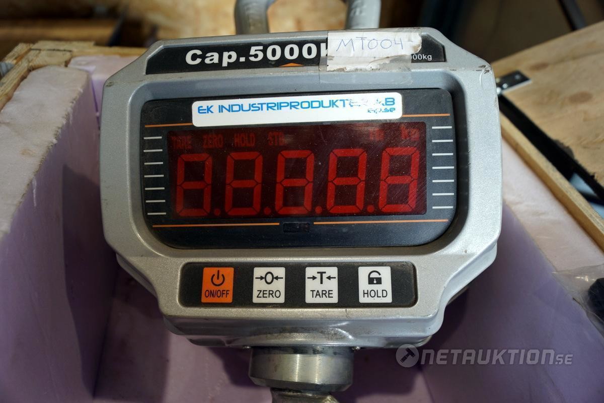 Netauktion - Kranvåg, Crane Scale OCS-T, 5000kg