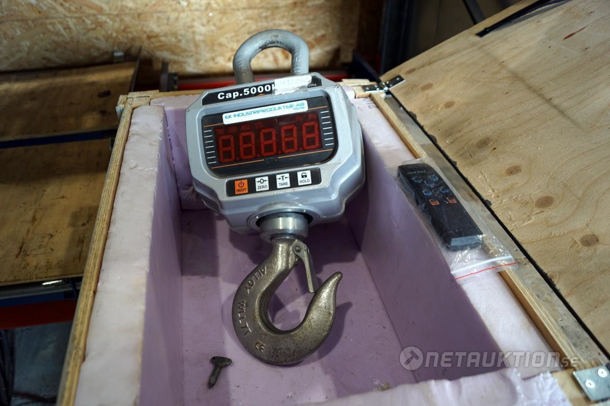 Netauktion - Kranvåg, Crane Scale OCS-T, 5000kg