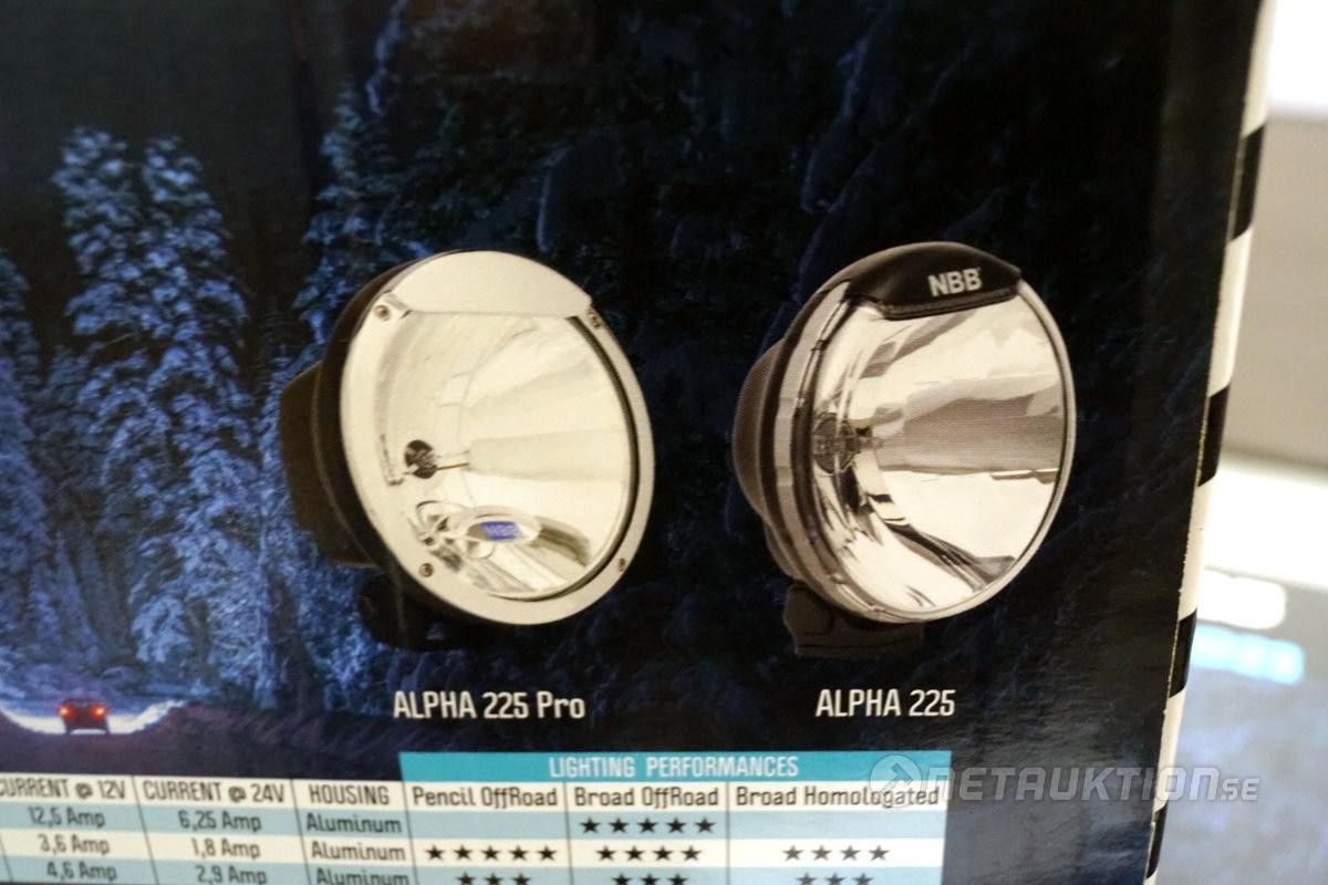 Netauktion - Extraljus NBB Alpha 225 inkl fäste (2)