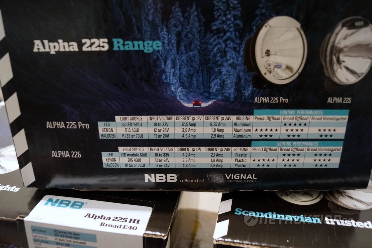 Netauktion - Extraljus NBB Alpha 225 inkl fäste (3)