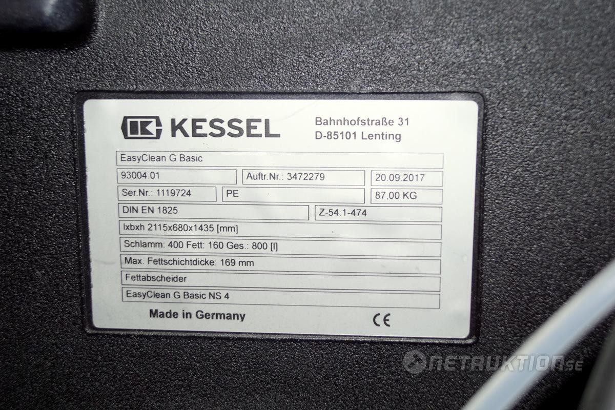 Netauktion - Fettavskiljare, Kessel EasyClean G Basic