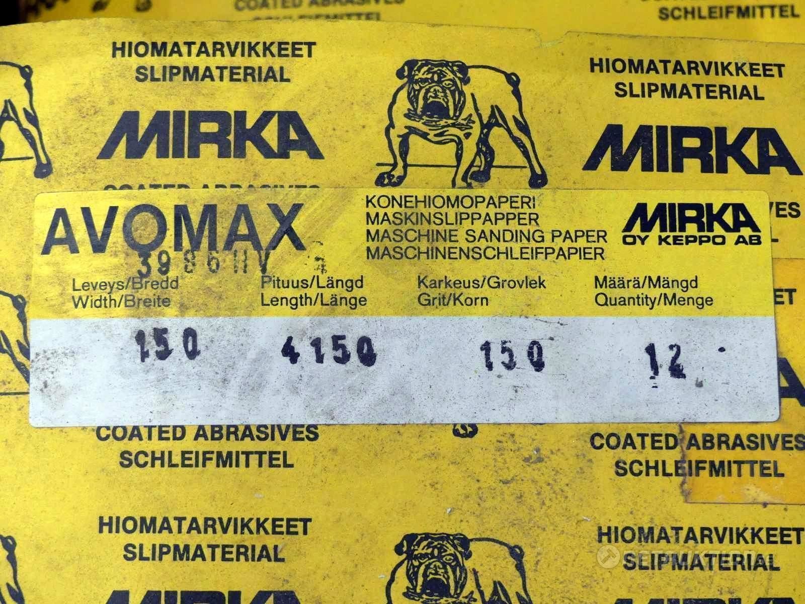 Netauktion - Maskinslippapper - Mirka, Jepuflex & avomax