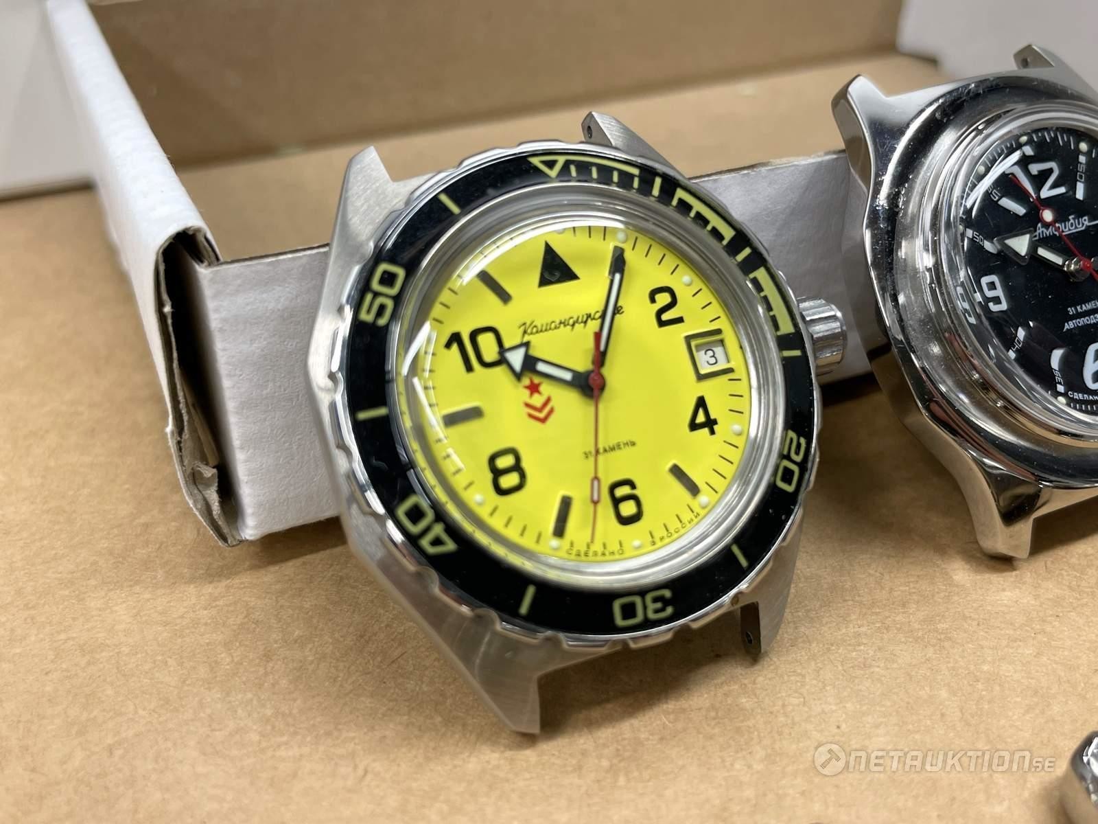 Netauktion - Vostok klockor, 7st