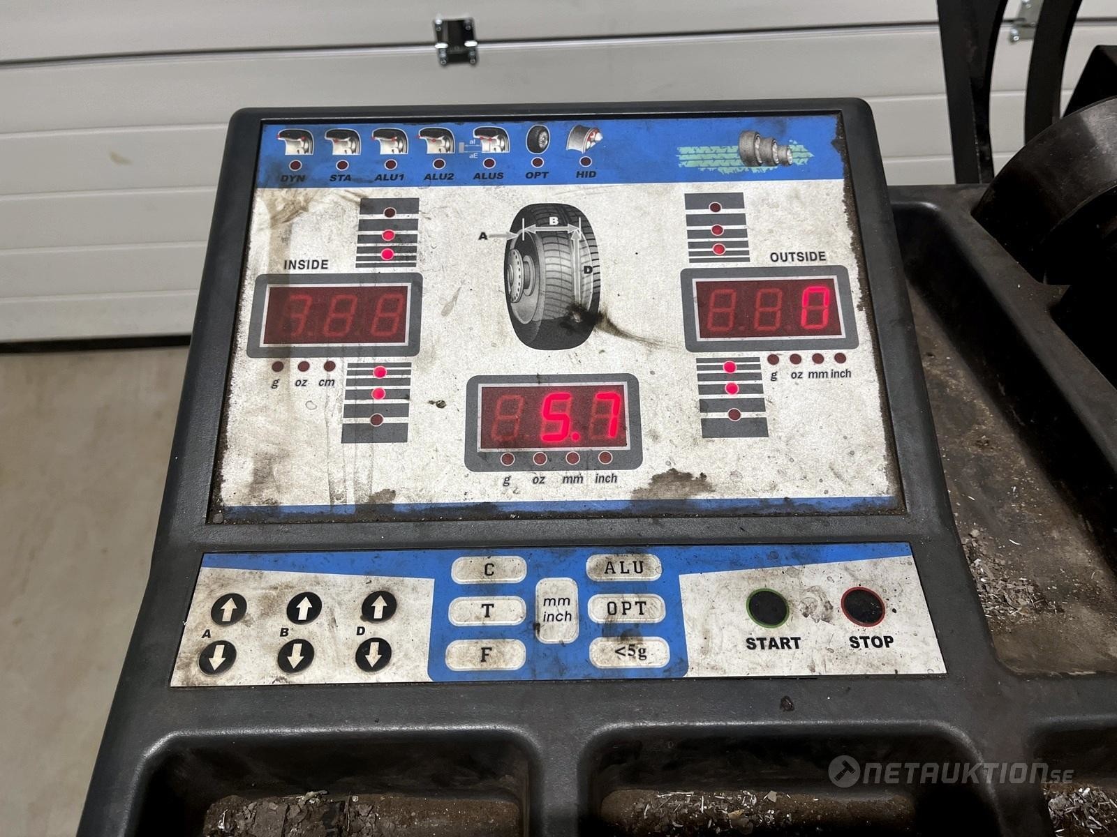 Netauktion - Däckbalanseringsmaskin, Beissbarth