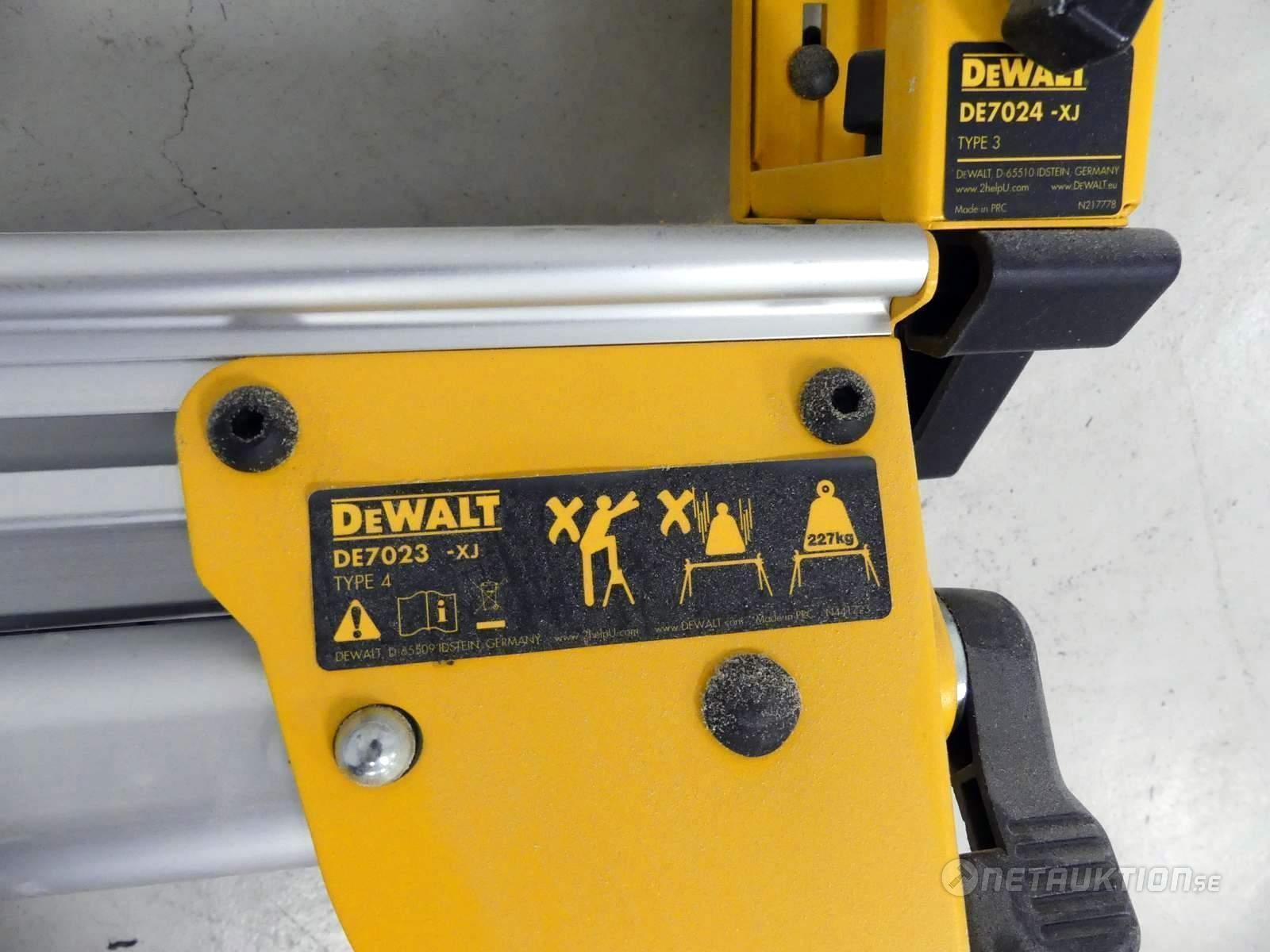 Netauktion - Kap- & Gersåg, Dewalt DCS777 med stativ