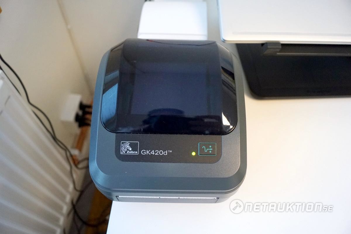 Netauktion - Etikettskrivare, Zebra GK420d