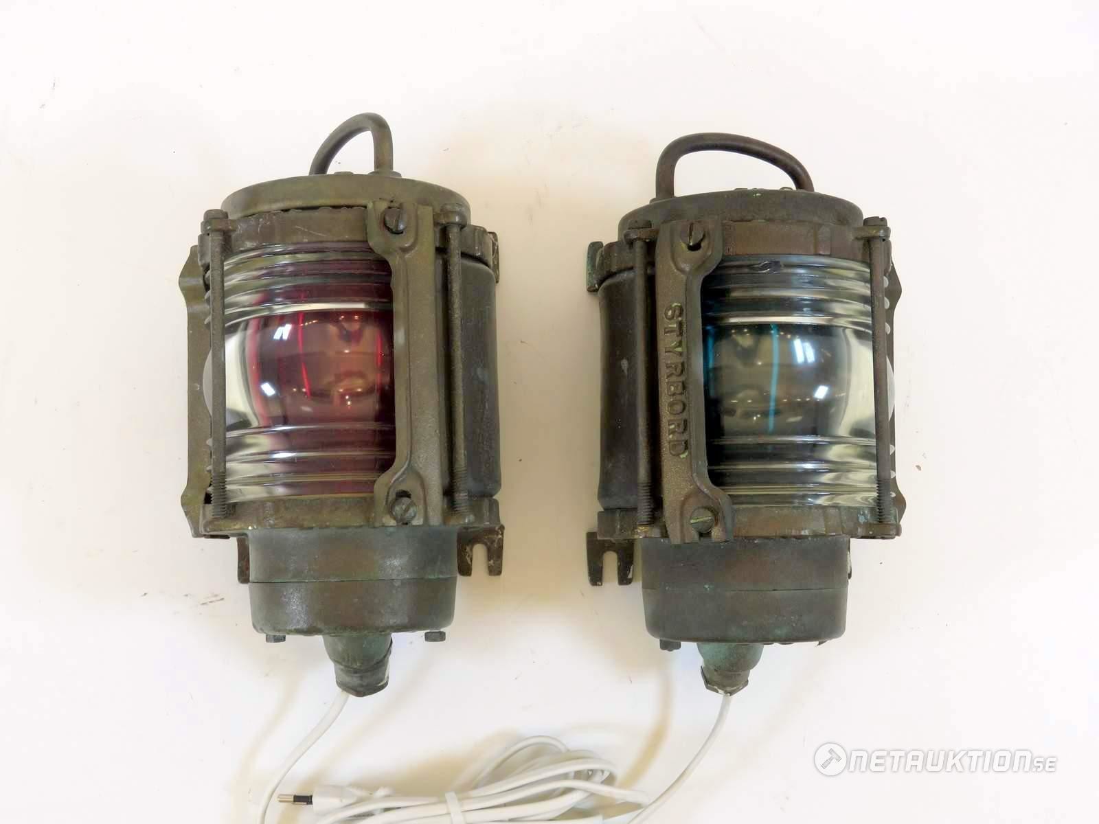 Netauktion - Lanternor, styrbord/babord