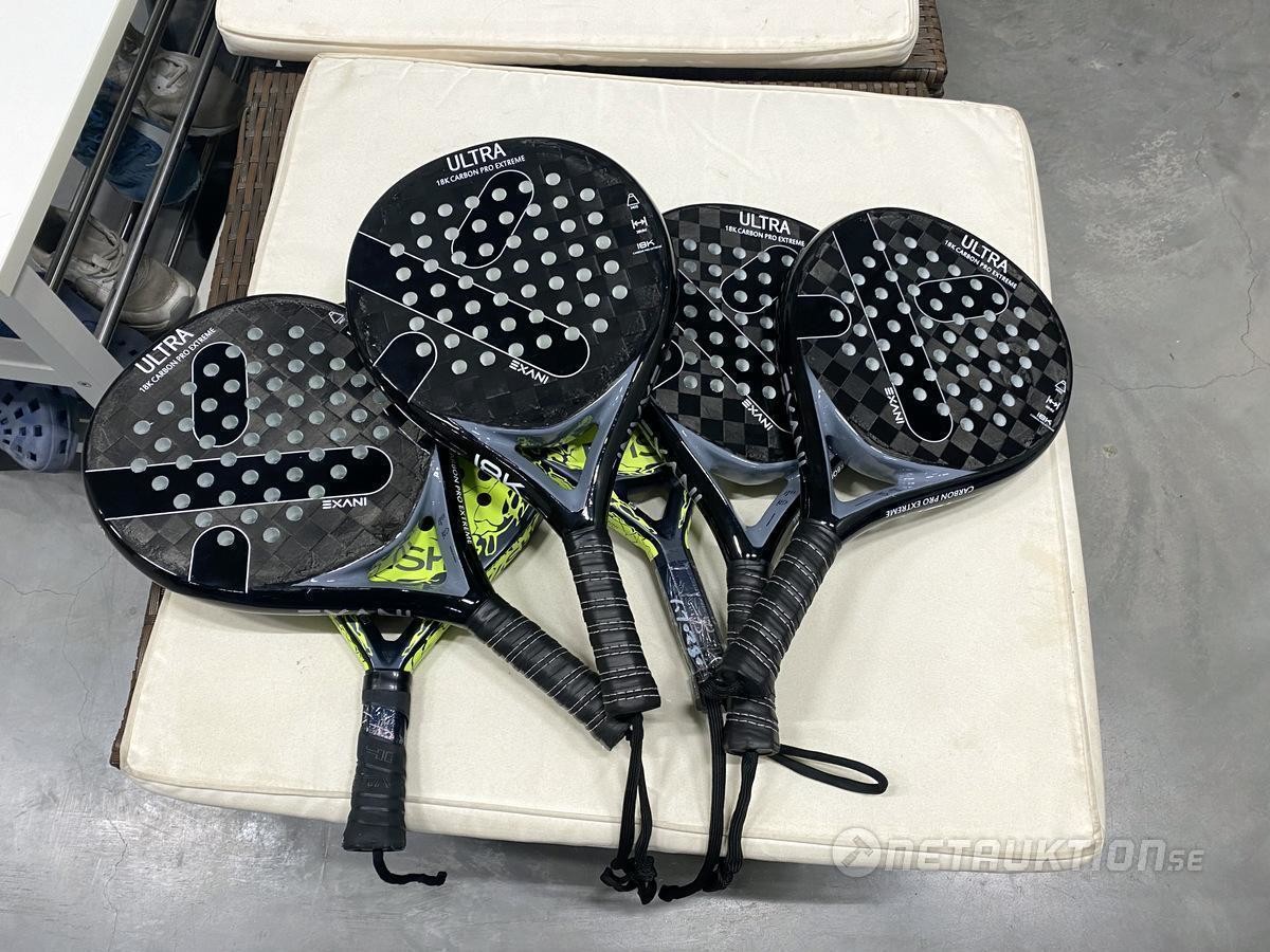 Netauktion - Padelraket, 4+1st, bl.a. Ultra Exani