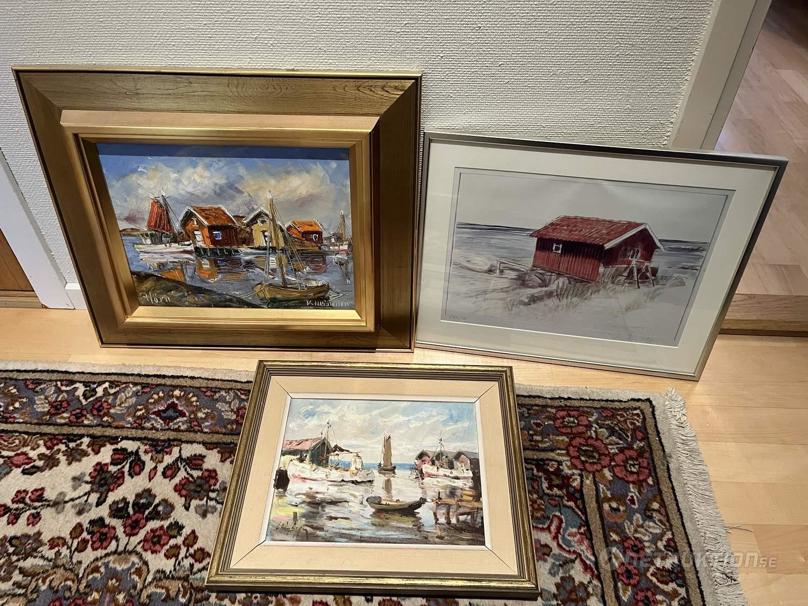 Netauktion - Tavlor med båtmotiv