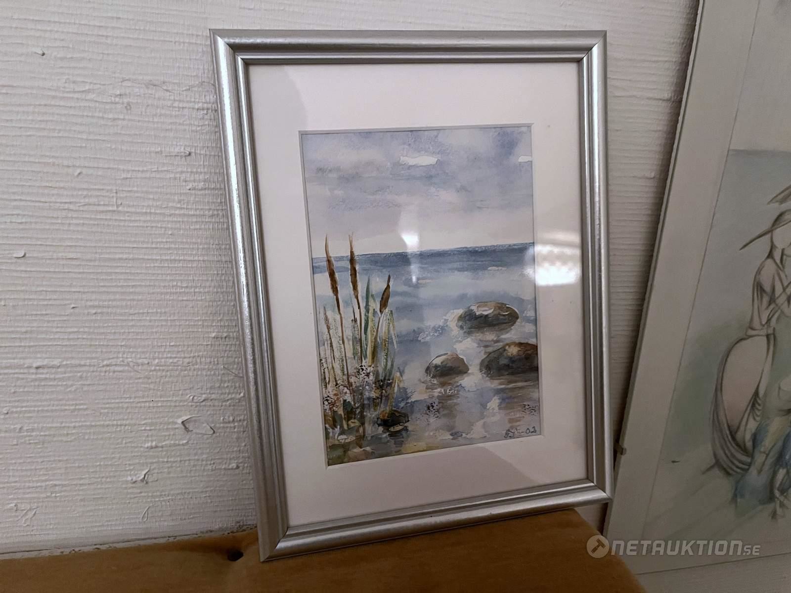 Netauktion - Tavlor med havsmotiv, 2st