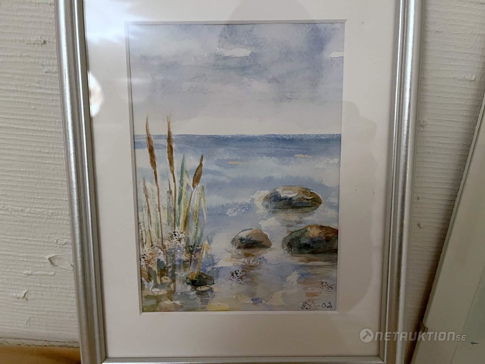 Netauktion - Tavlor med havsmotiv, 2st