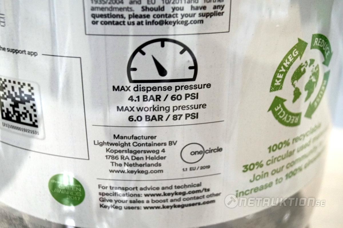 Netauktion - Keykag 20lt, 95st