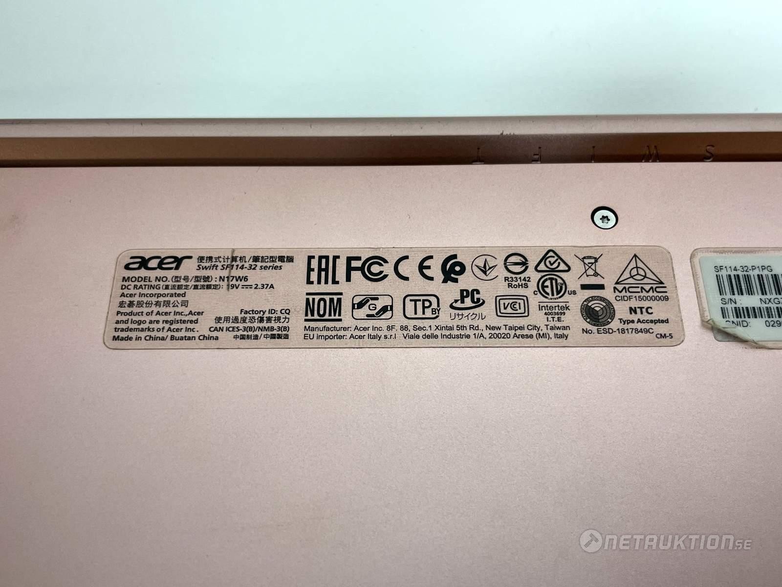 Netauktion - Laptop Swift 1, Acer