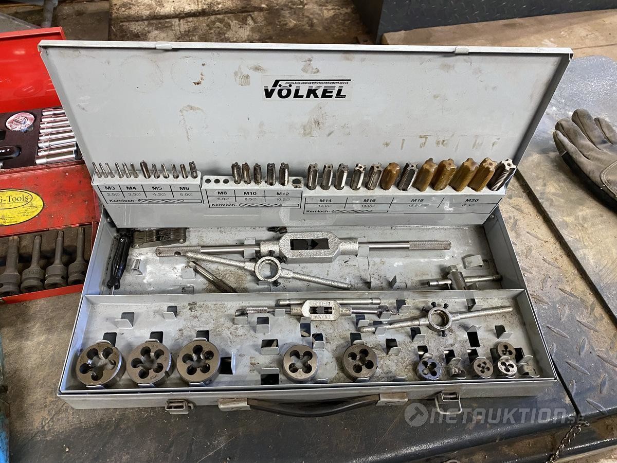 Netauktion - Verktygssatser, bl.a. IDG-tools, Völkel mm