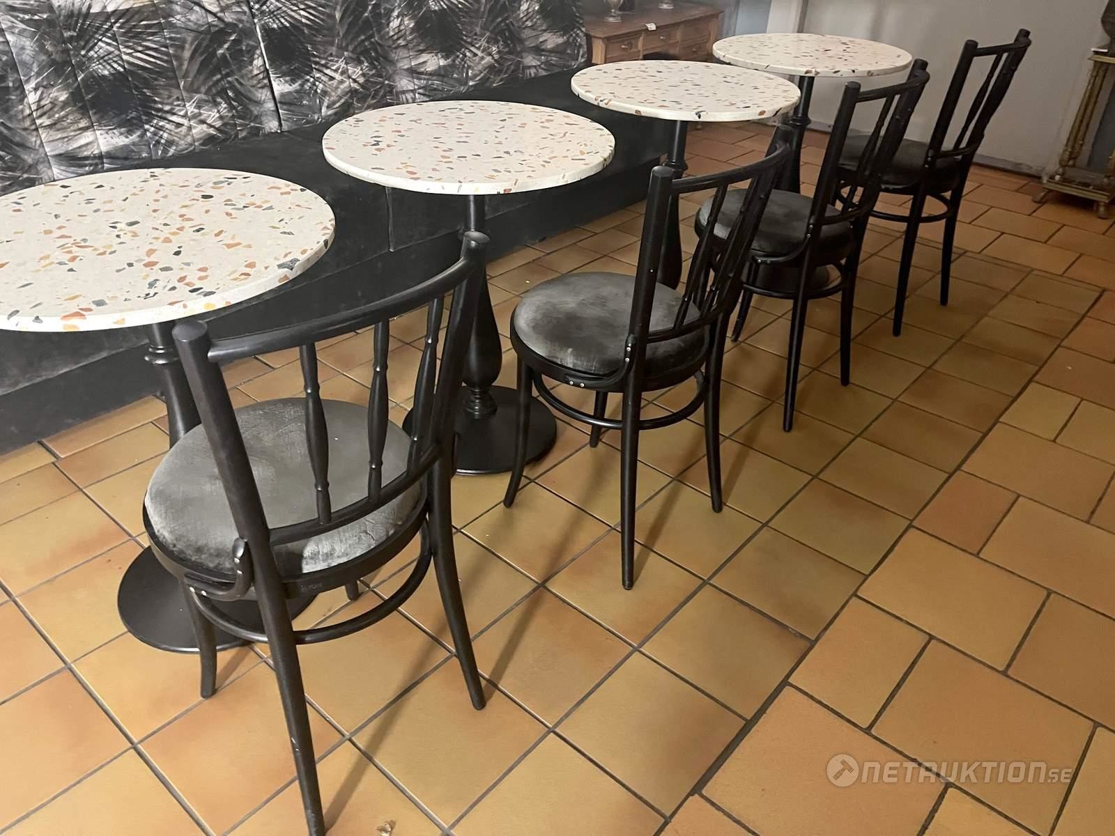 Netauktion - Bord runda + stolar (1)