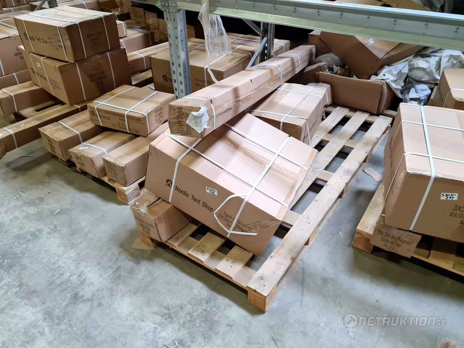 Netauktion - Pagoda tält 3x3 PVC