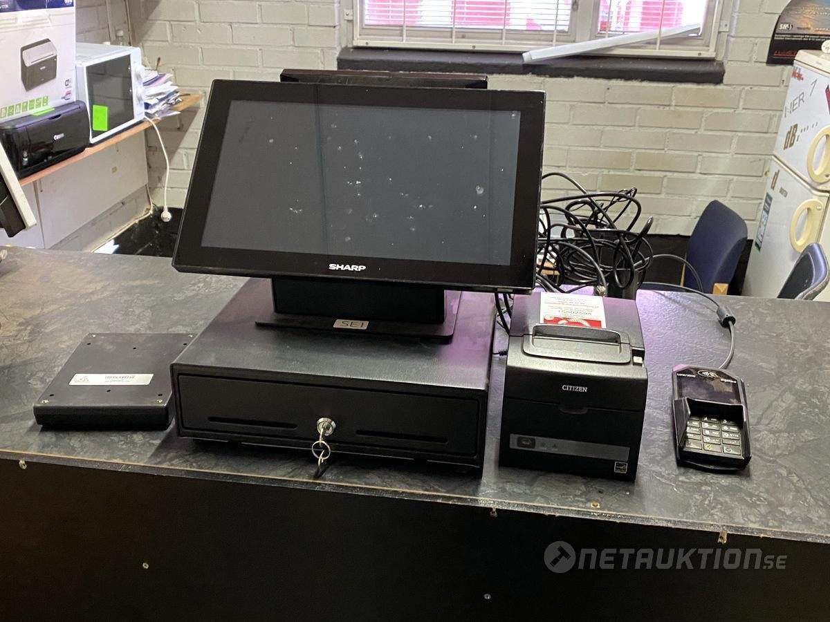 Netauktion - Kassasystem, Sharp