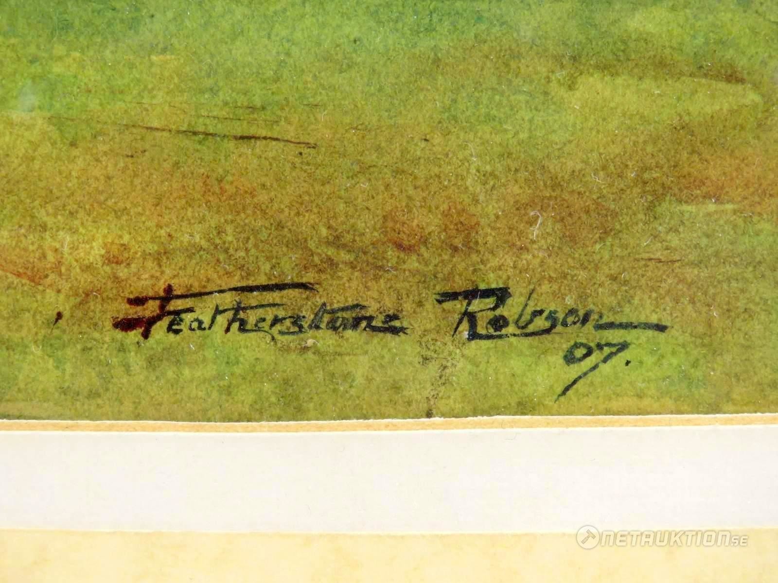 Netauktion - Featherstone Robson, akvarell