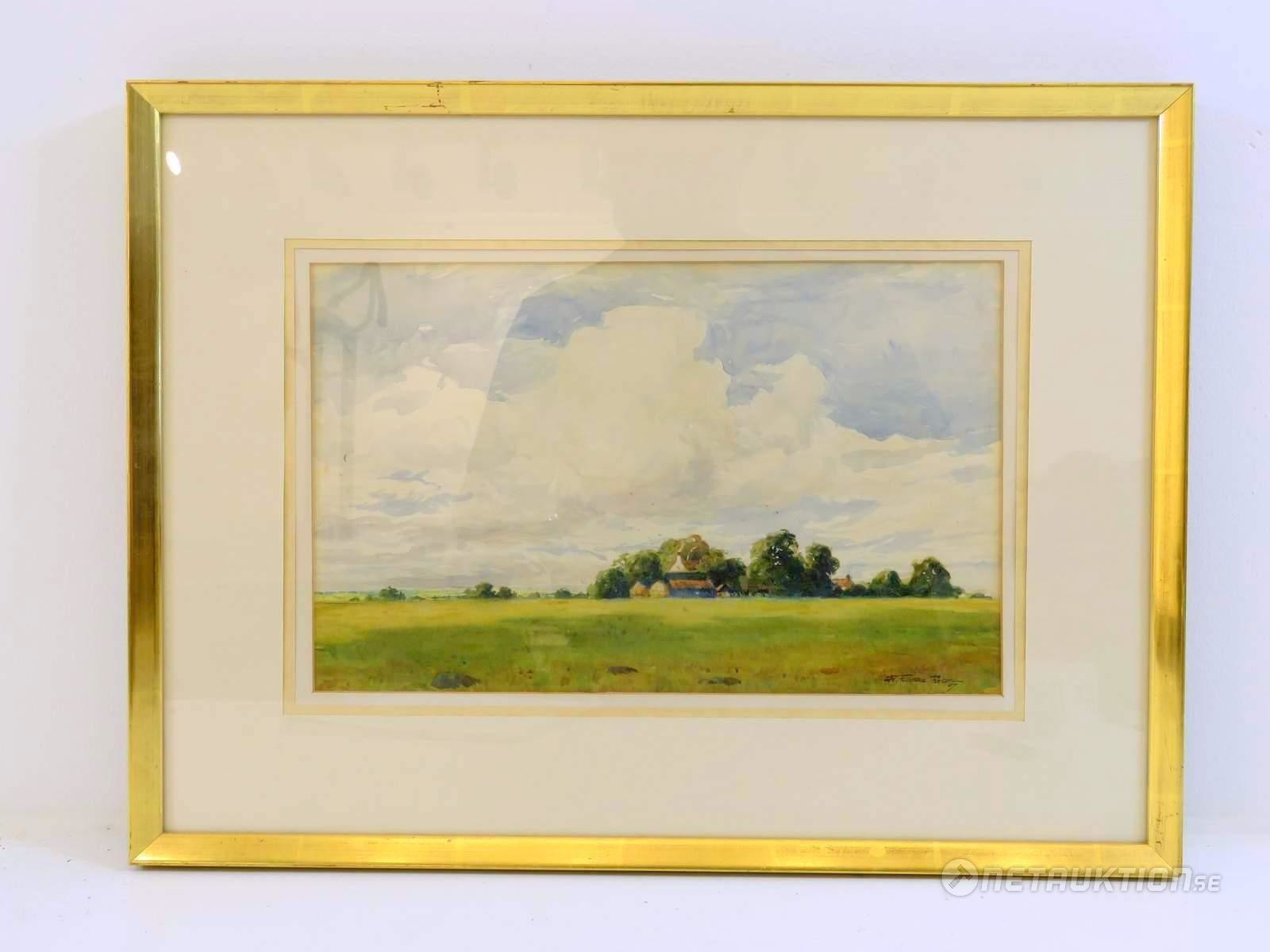 Netauktion - Featherstone Robson, akvarell