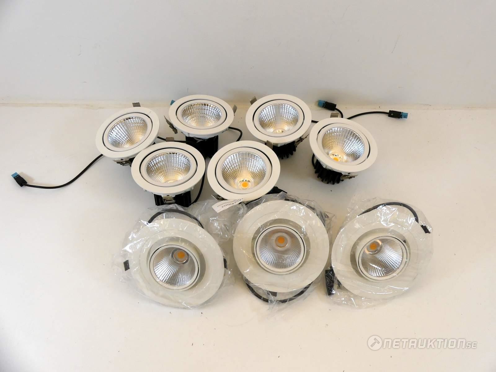 Netauktion - Tak-spotlights, Fagerhult