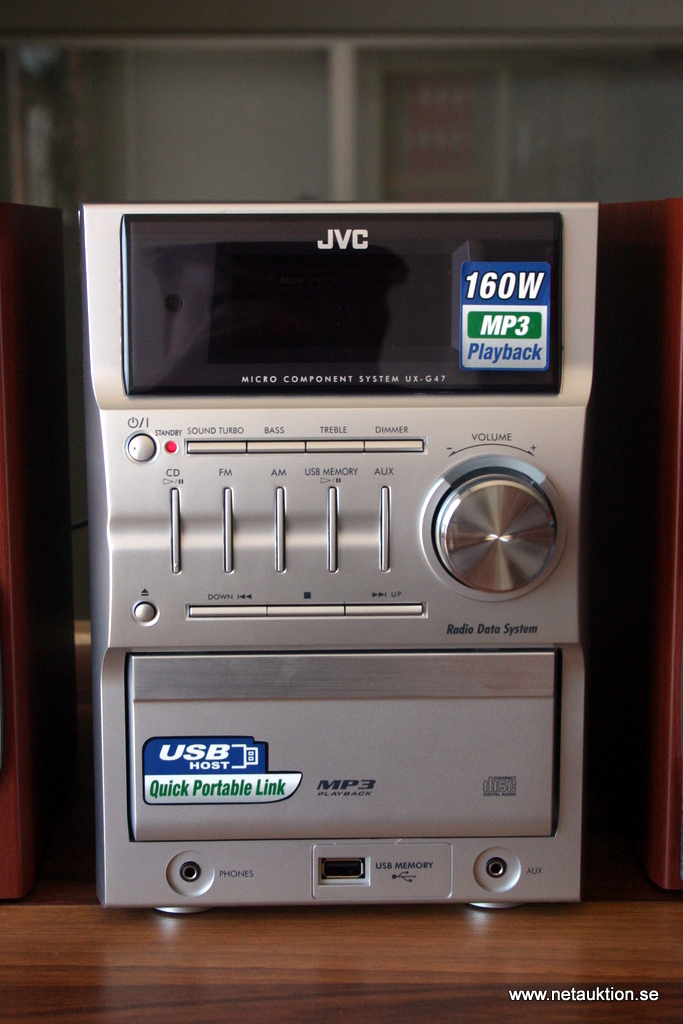 Netauktion - JVC UX-G47 Mikrokomponentsystem, med total effekt 160W ...