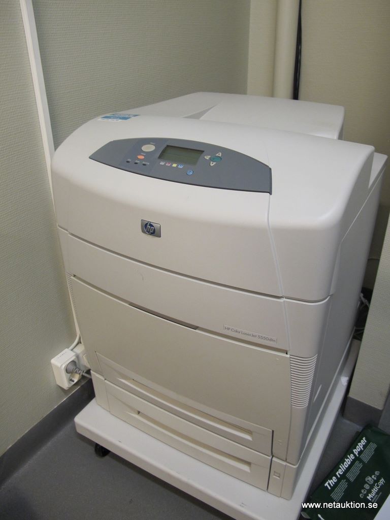 Netauktion - HP Color laserjet 5500 dtn, kontorsskrivare,