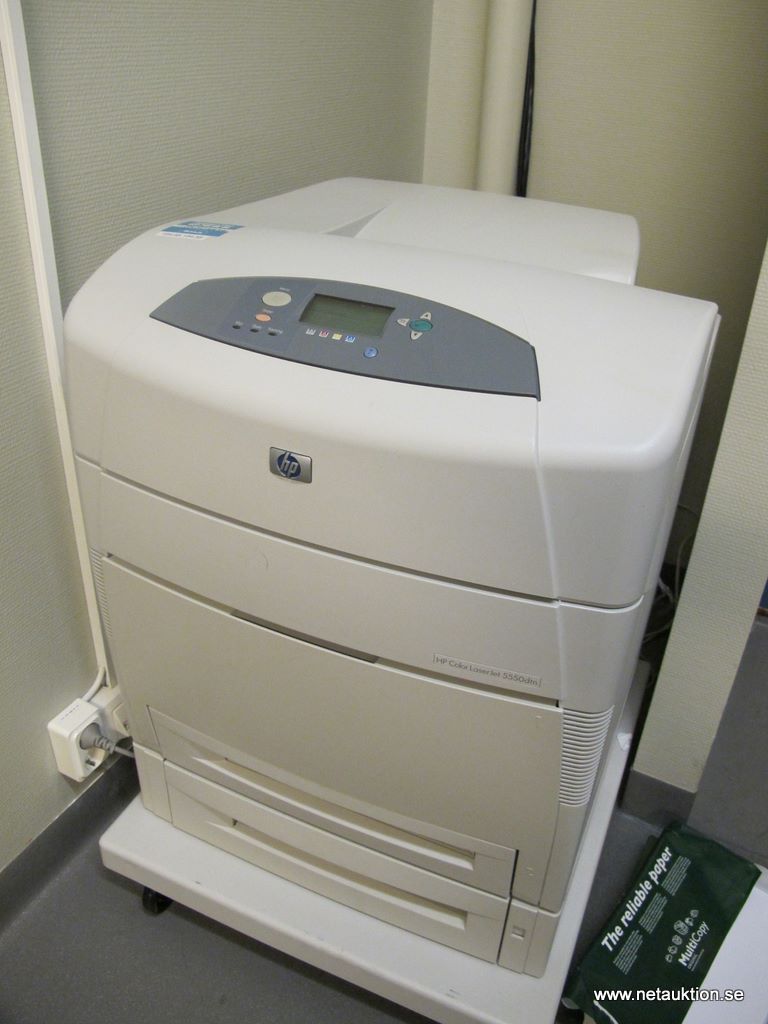 Netauktion - HP Color laserjet 5500 dtn, kontorsskrivare,