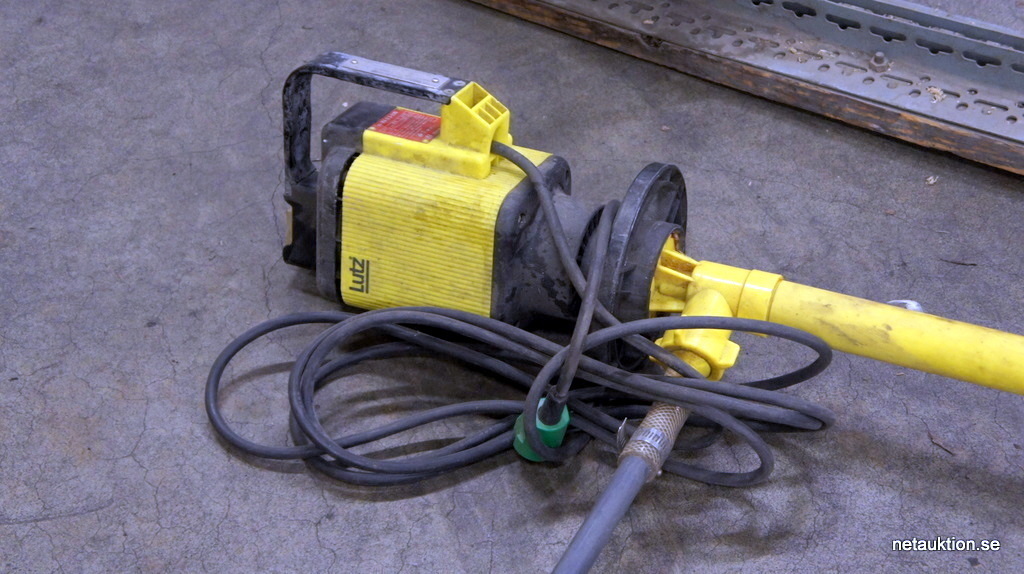Netauktion - Elektrisk fatpump & profilklipp.