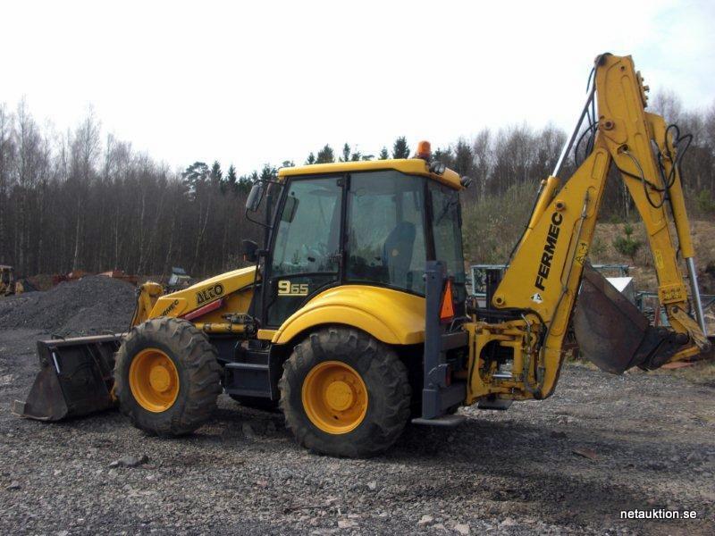 Netauktion - Traktorgrävare Fermec 965