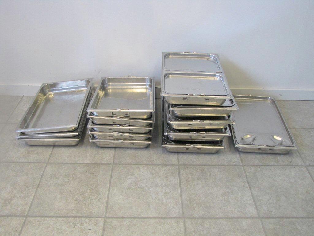 Netauktion - Rostfria bleck med lock