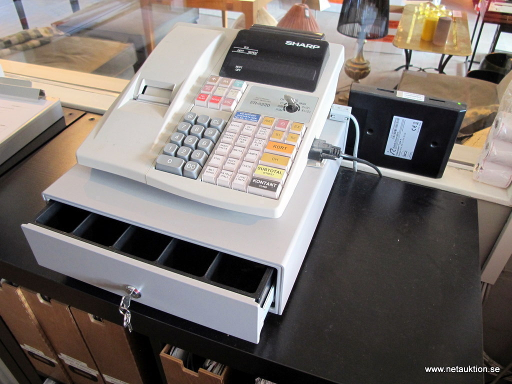Netauktion - Kassasystem, Sharp