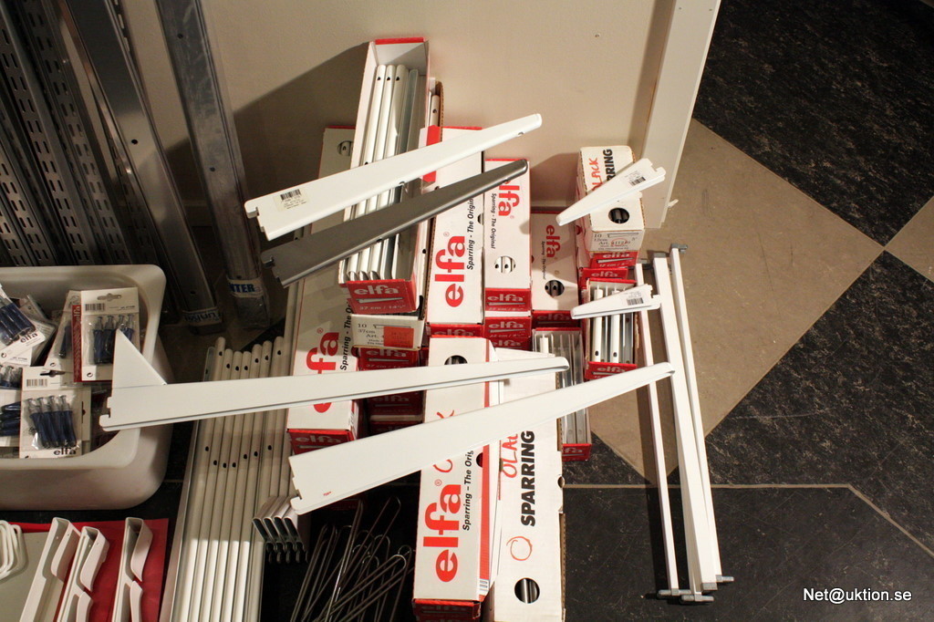 Netauktion - elfa hyllsystem