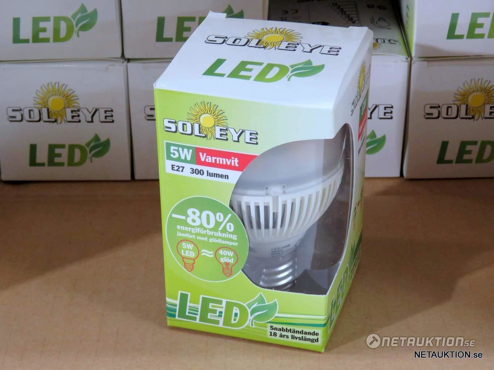 Netauktion - LED-lampor 5W, E27, 60st